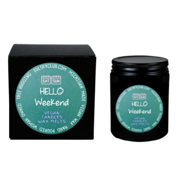 SULTRY CLUB CANDLES | Accents | Hello Weekend Wick Candle | Poshmark